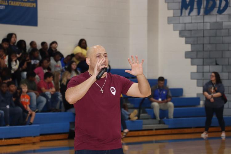 The jump that didn't end his story: Kevin Hines reminds students the ...