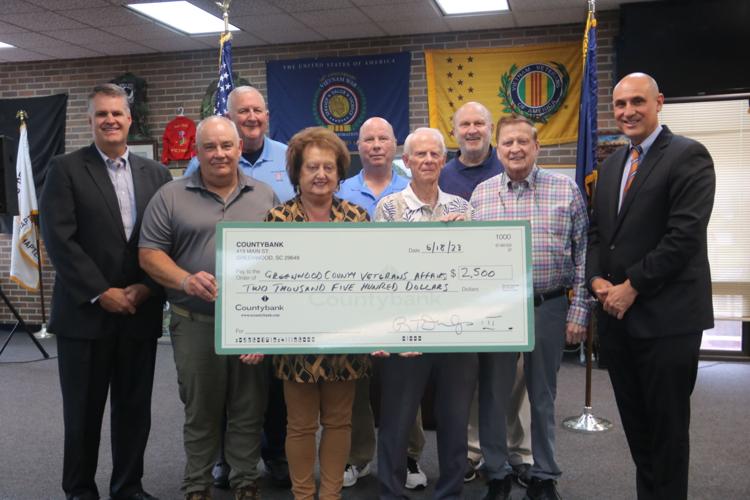 Countybank donates to vet center for memorial plaza | News ...