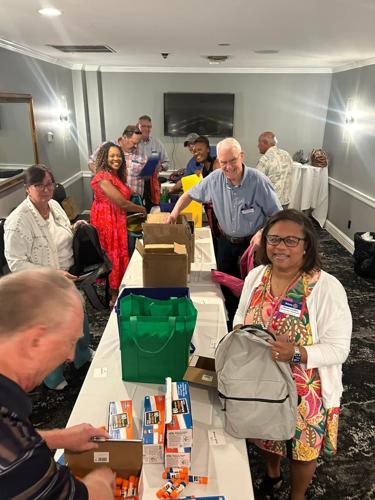 Rotary Club of Greenwood donates 60 backpacks to first graders | News ...