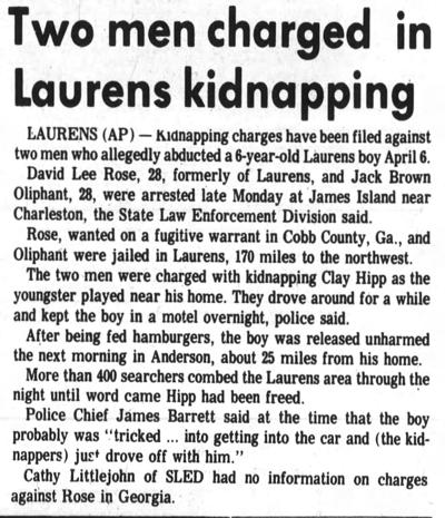 Botched kidnapping from 42 years ago back in news | News | indexjournal.com
