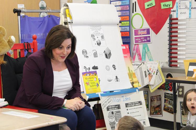 Weaver visits Mathews Elementary to see success firsthand | News ...