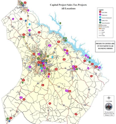 Map shows potential impact of capital projects | News | indexjournal.com