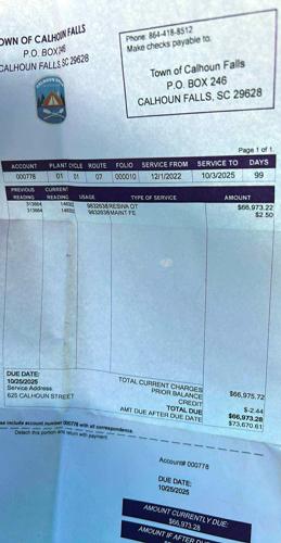 Calhoun Falls resident hit with $73K water bill; Town confronts 20 ...