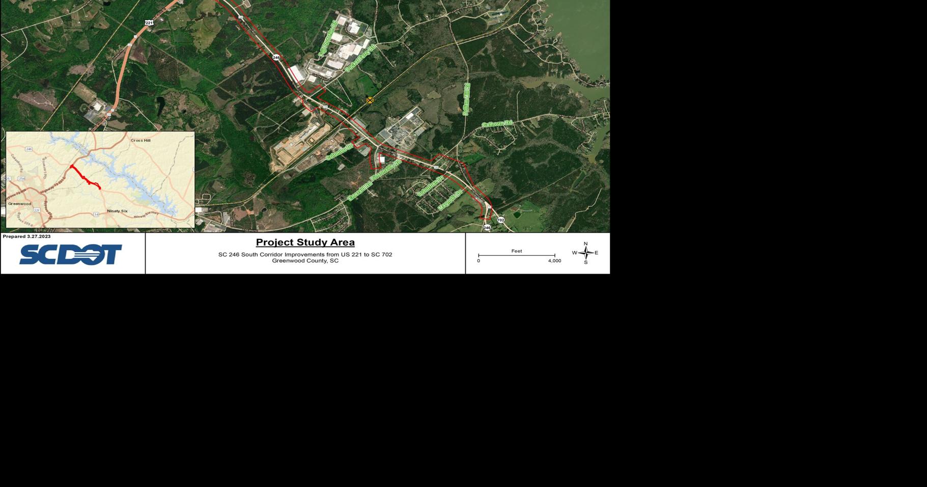 DOT plans for widening SC 246 gets mixed reactions | Highway ...