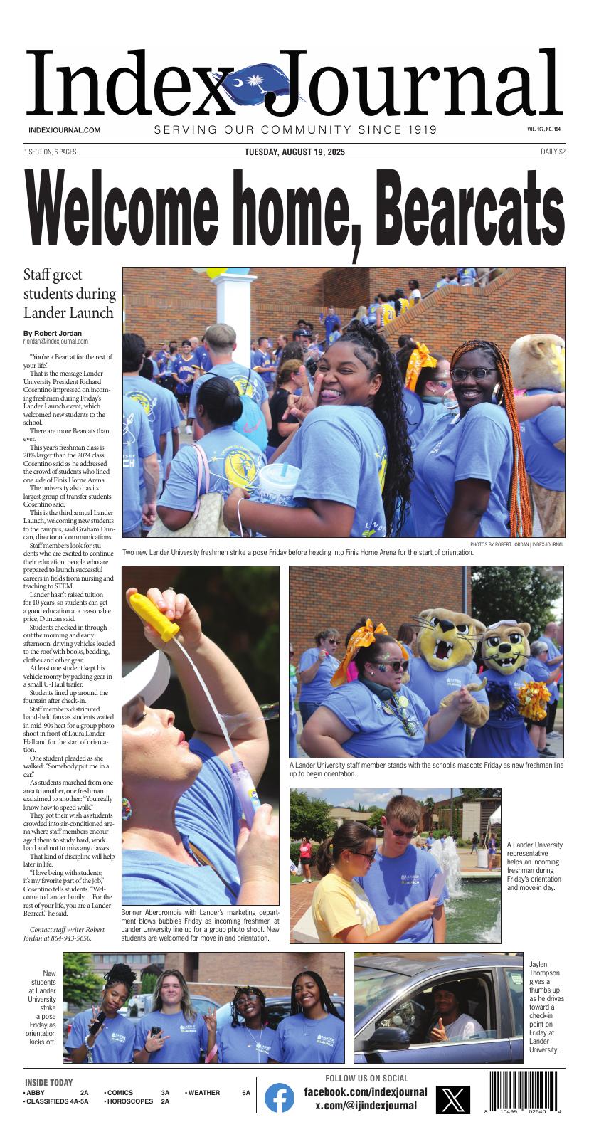 Page A1 | e-Edition | indexjournal.com