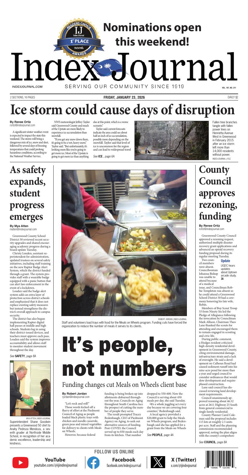 Page A1 | e-Edition | indexjournal.com