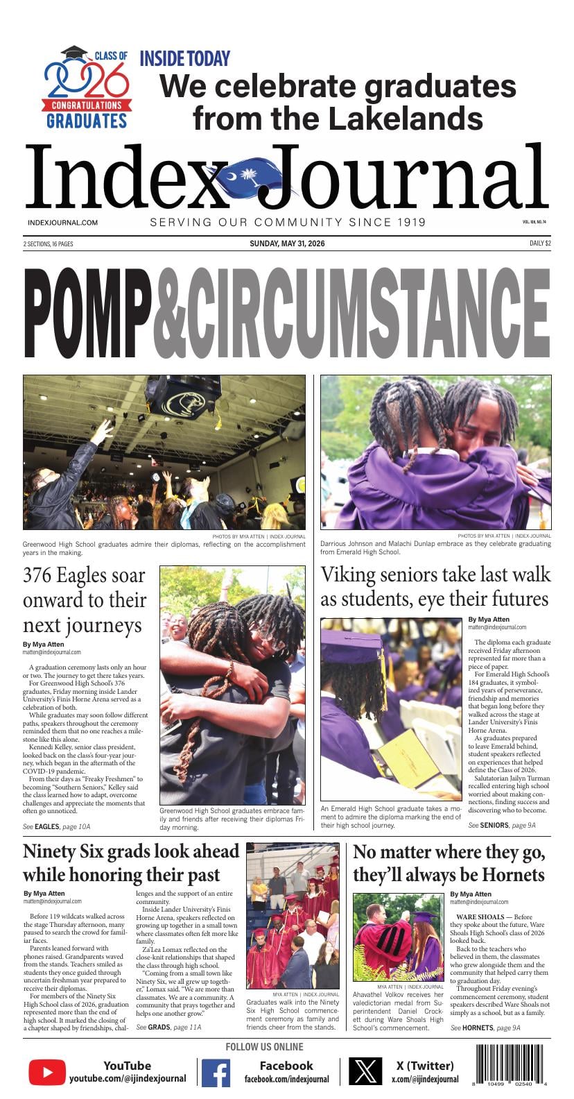 Page A1 | e-Edition | indexjournal.com