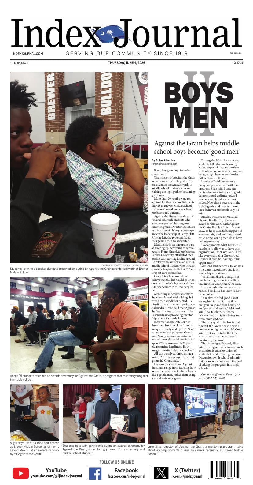 Page A1 | e-Edition | indexjournal.com
