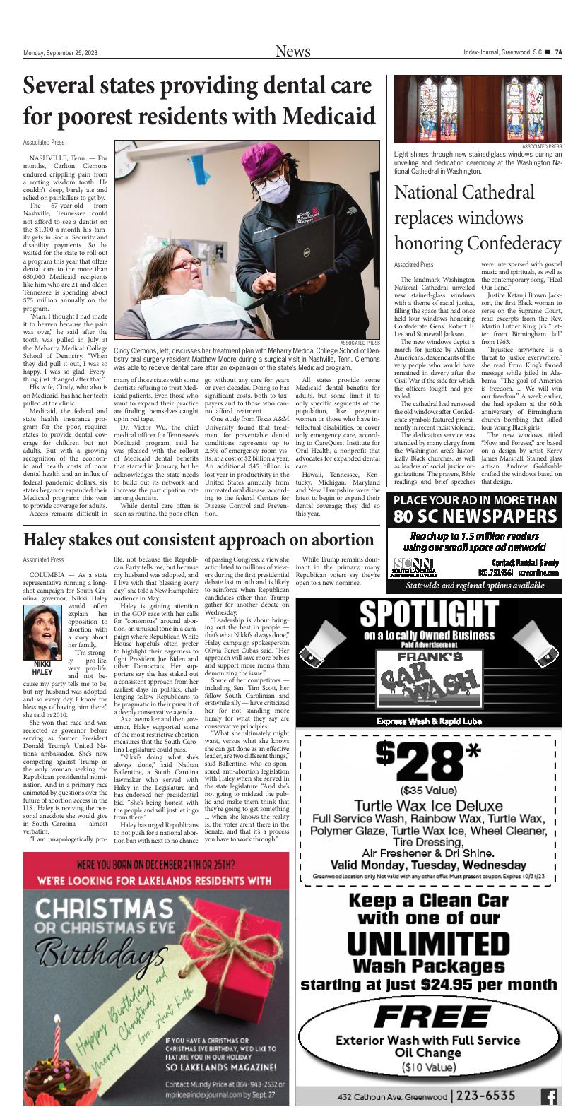 Page A7 | e-Edition | indexjournal.com