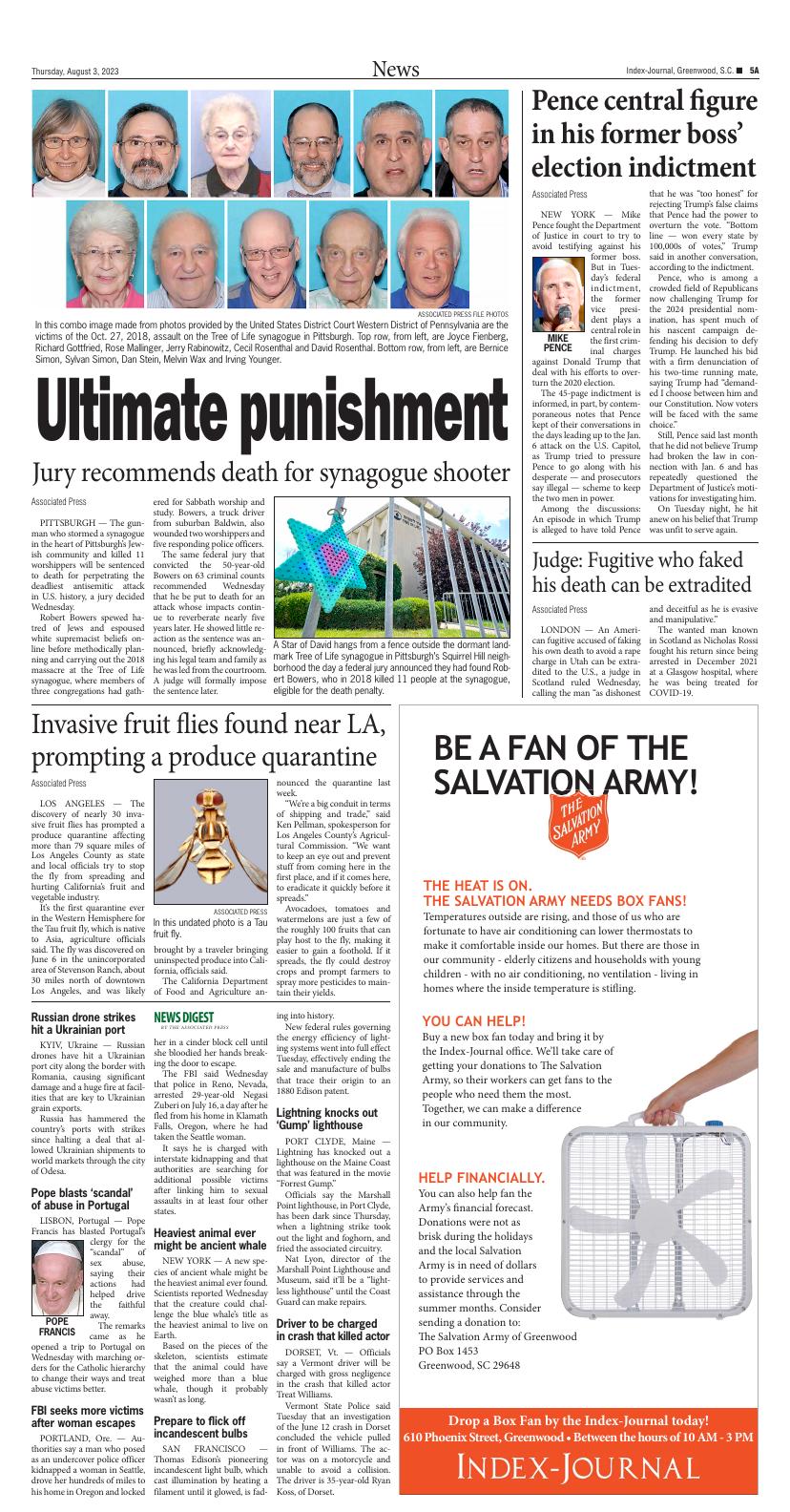 Page A5 | e-Edition | indexjournal.com