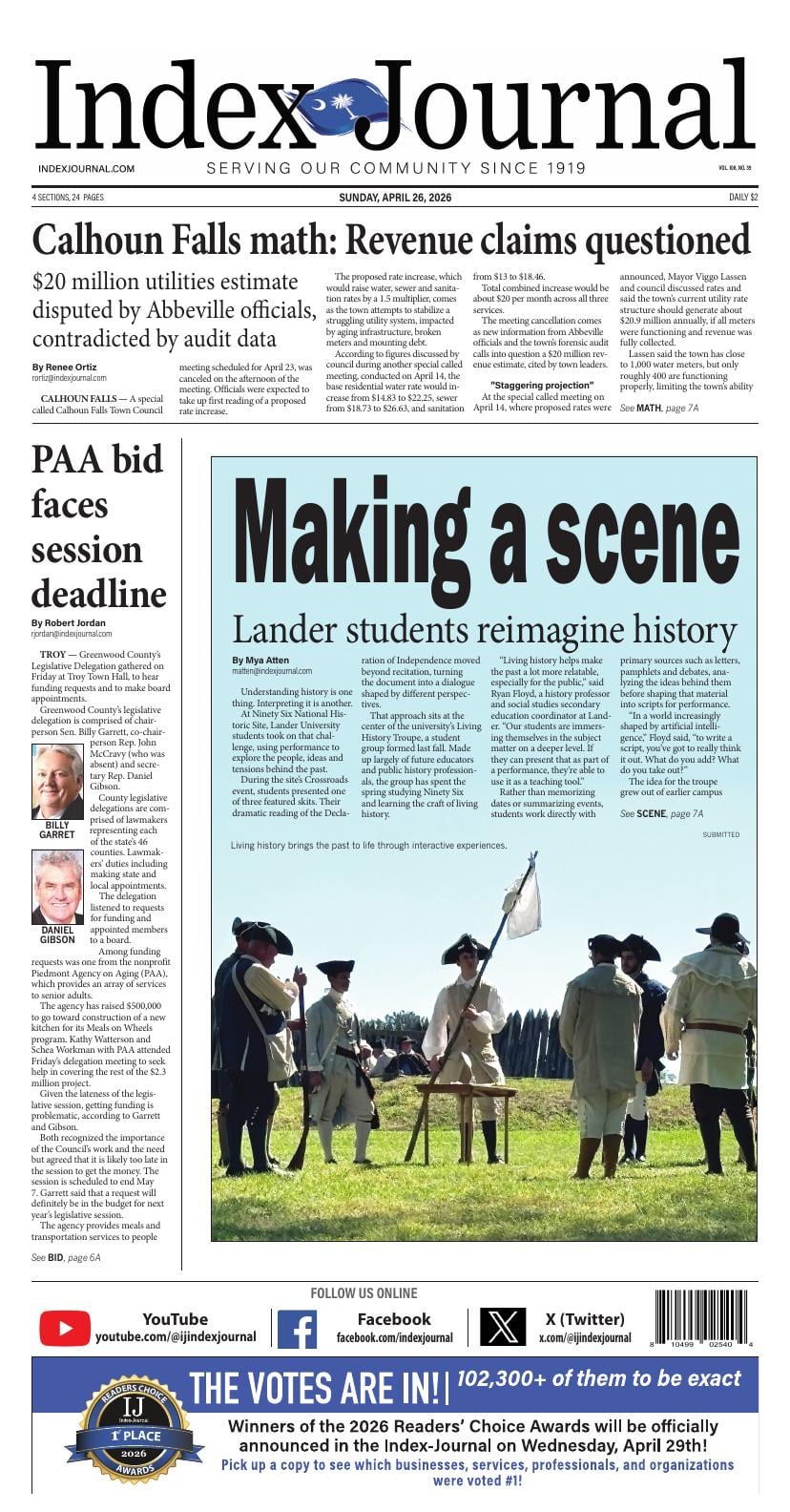 Page A1 | e-Edition | indexjournal.com