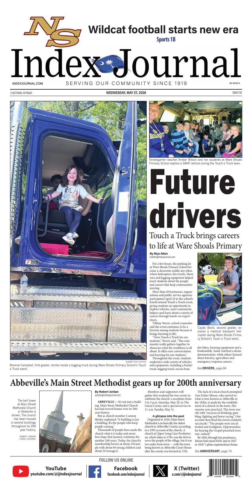 Page A1 | e-Edition | indexjournal.com