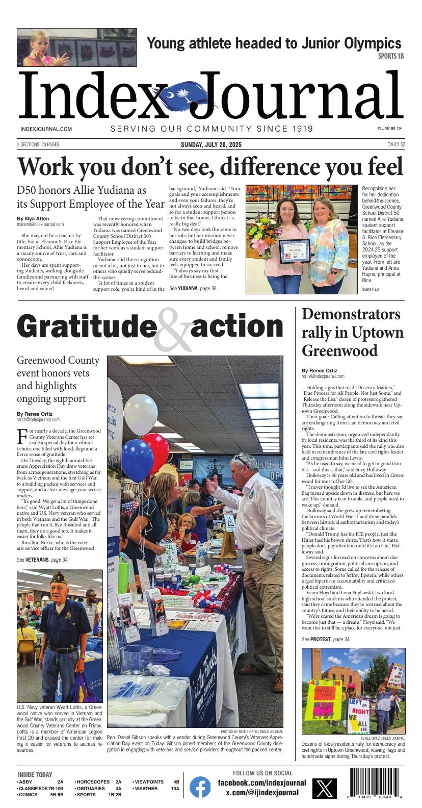 Page A1 | e-Edition | indexjournal.com