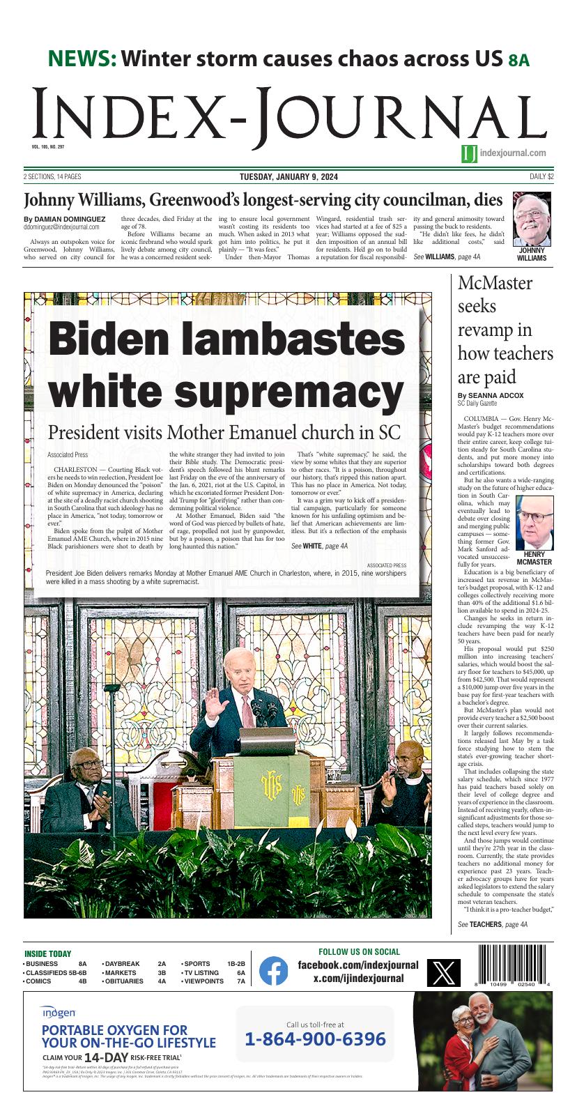 Page A1 | e-Edition | indexjournal.com