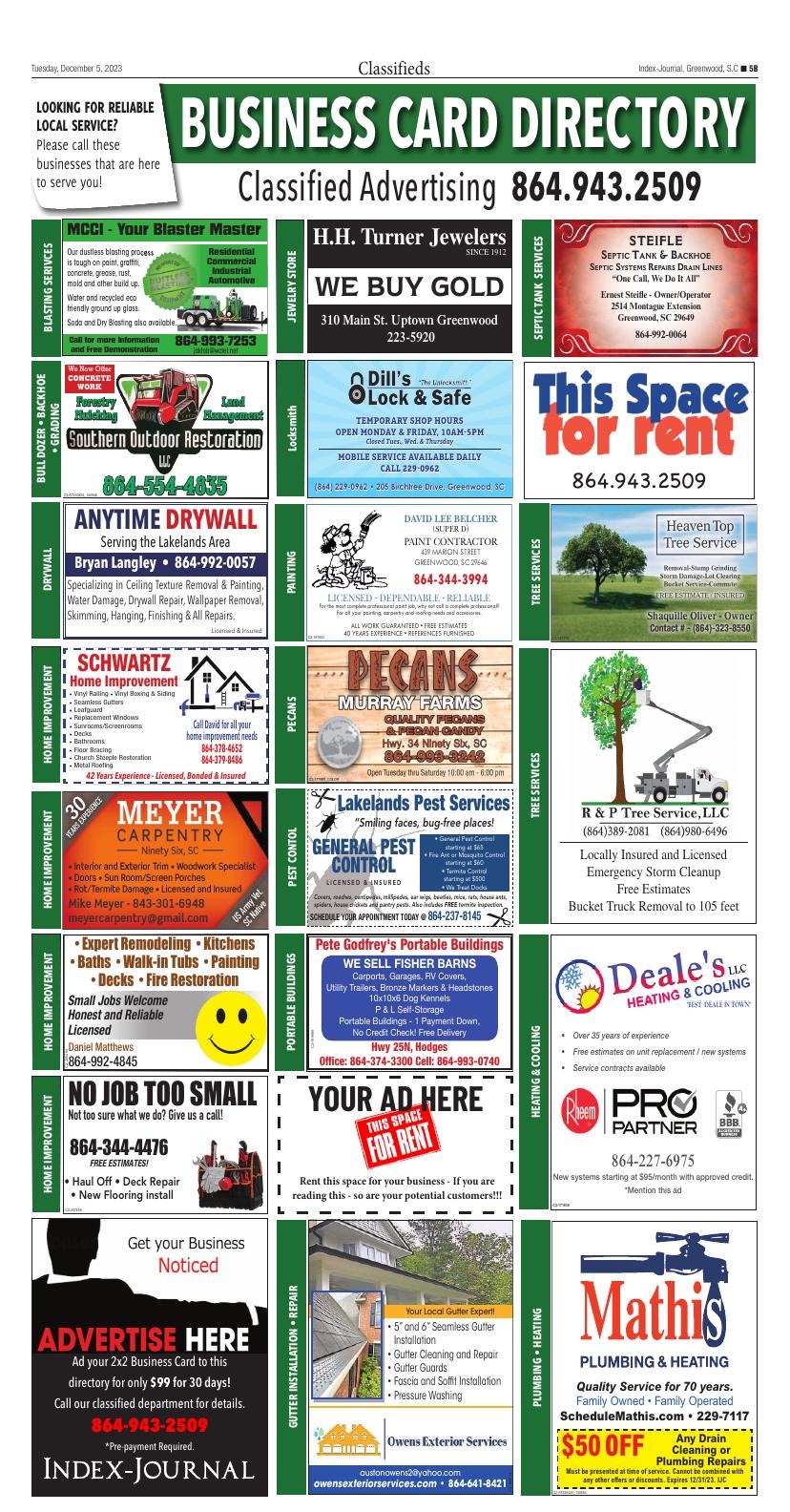 Page B5 | e-Edition | indexjournal.com