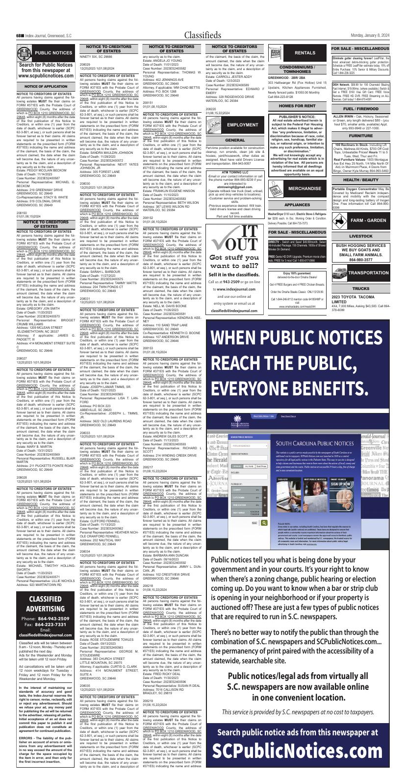 Page B6 | e-Edition | indexjournal.com