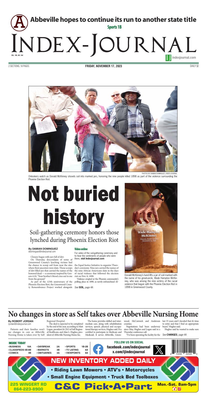 Page A1 | e-Edition | indexjournal.com