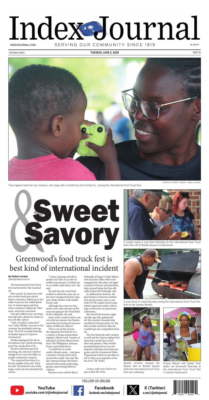 Page A1 | e-Edition | indexjournal.com
