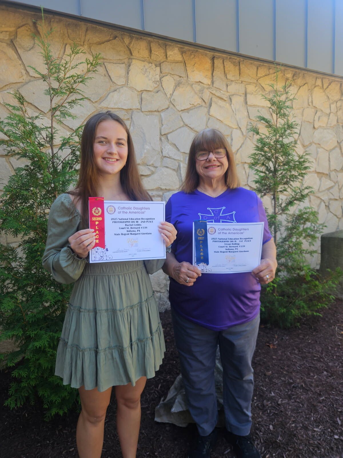 Two Catholic Daughters of the Americas members place in National ...