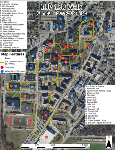 IUP campus is the focus for the latest county Decathlon walk | News ...