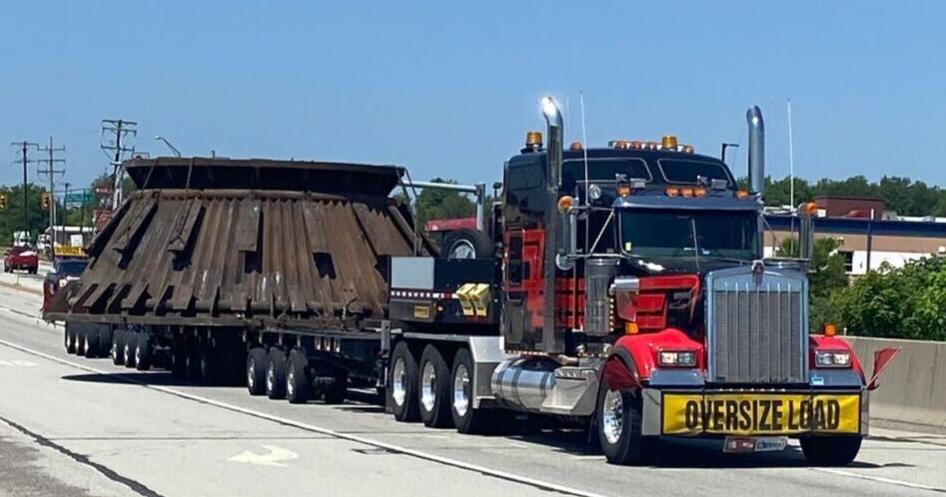Another 'superload' is rolling to Ohio, via west-central Pennsylvania ...