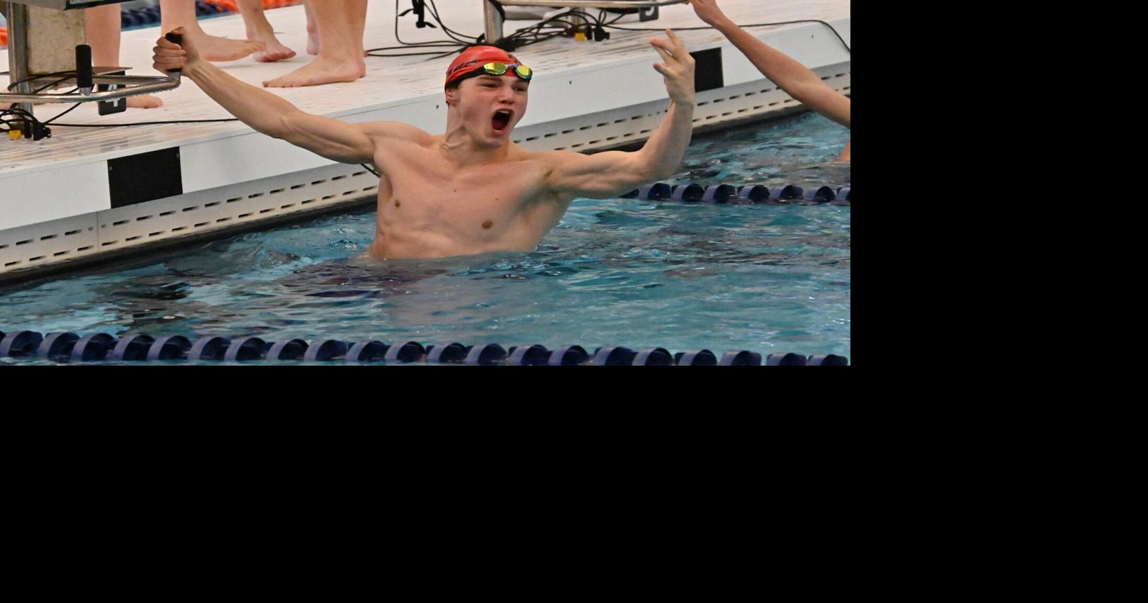 Indiana senior Preston Kessler becomes four-time state champ in the 200-yard freestyle, sets ...