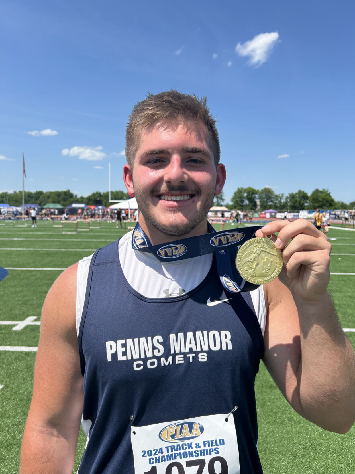 First for the Comets: Penns Manor's Polenik wins state title in discus ...