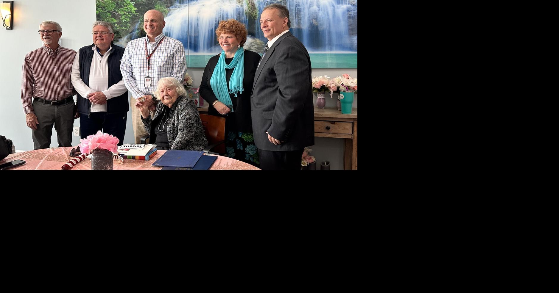 Fountains resident Ruth Hurley honored with awards for 100th birthday ...