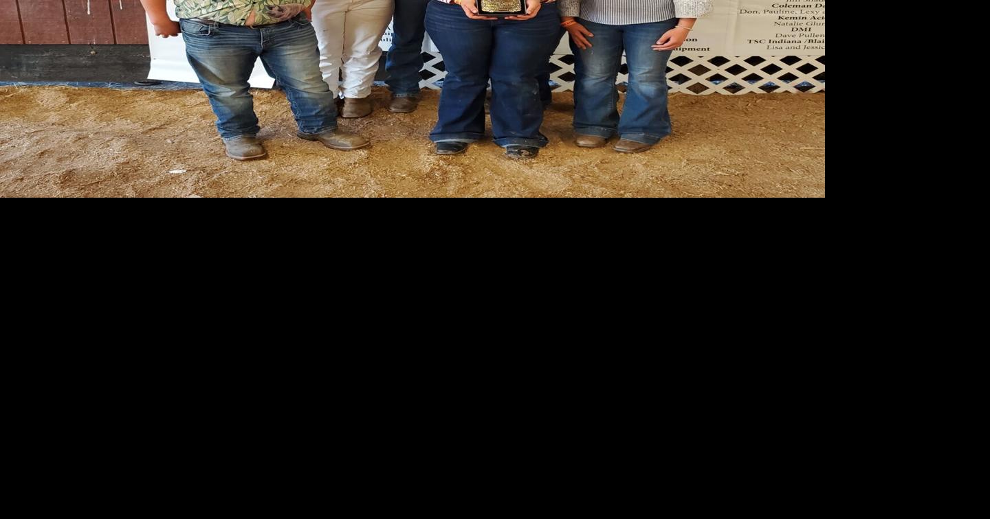 Callie Taylor wins Indiana County Fair premier showmanship contest ...