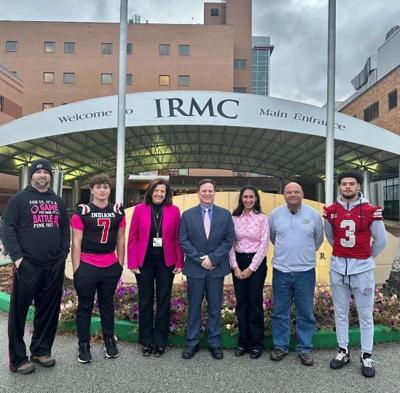 Football teams to display IRMC breast cancer awareness decals | News ...