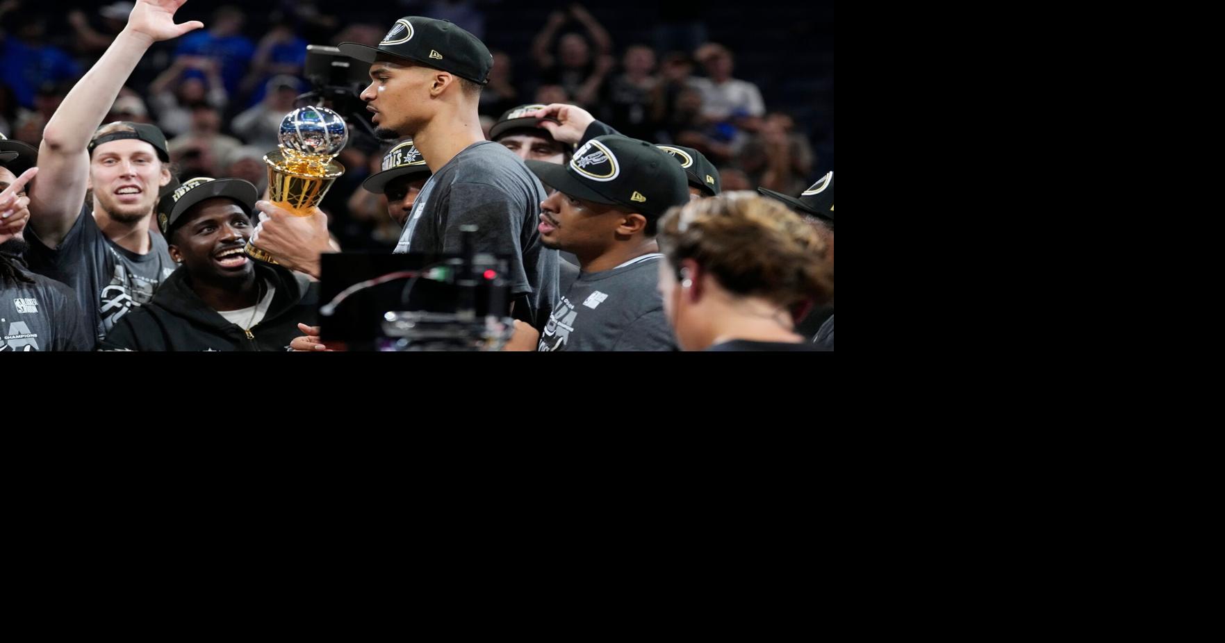 Wembanyama wins West finals MVP, and looks ahead to NBA Finals matchup ...