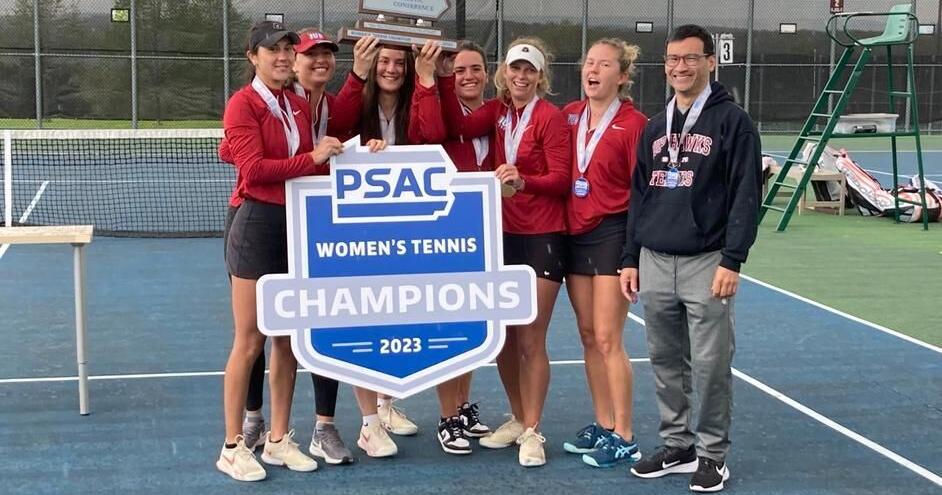 IUP wins third straight tennis title | Indiana County Sports ...