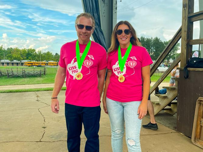 First Commonwealth wins 'honor' of kissing a pig for fundraising ...