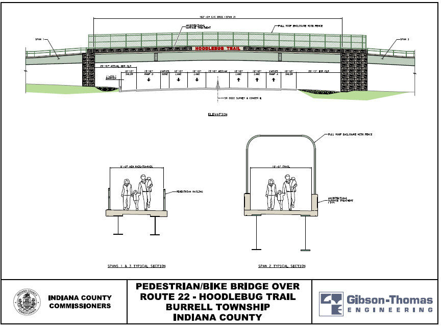 Plans unveiled for pedestrian bridge over Route 22 | News ...