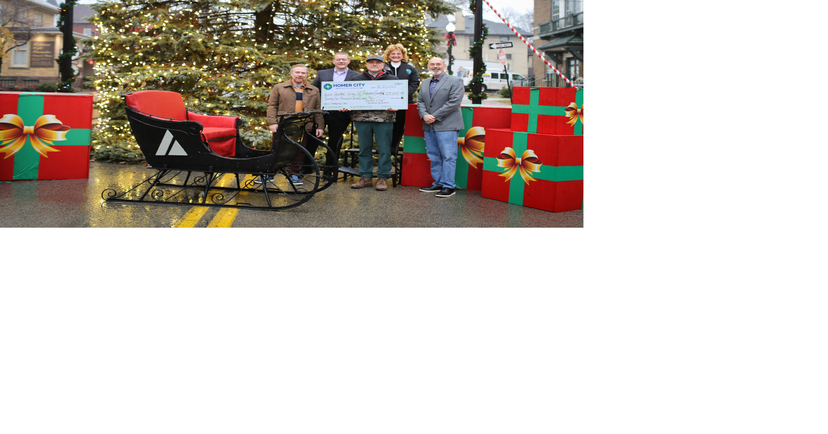 United Way of Indiana County receives donation from Homer City ...