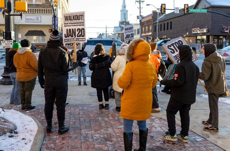 Indiana protesters join national movement against ICE, President Trump ...