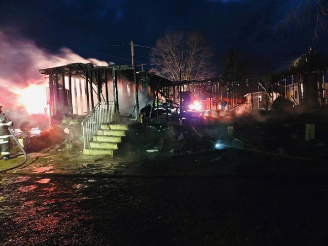 Amid bitter cold, home destroyed in fire along state Route 156 in South ...