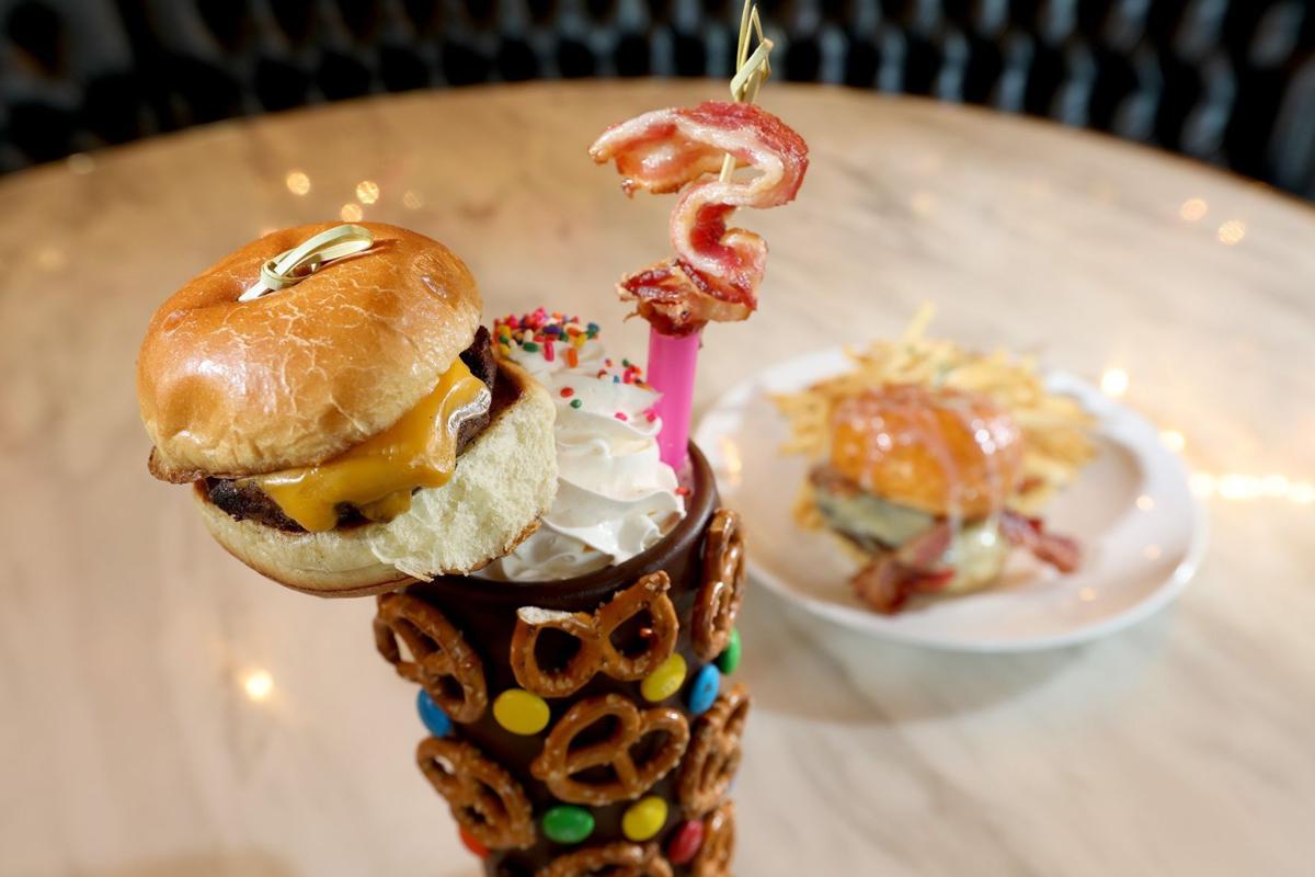 A milkshake garnished with burgers — what could possibly go wrong ...