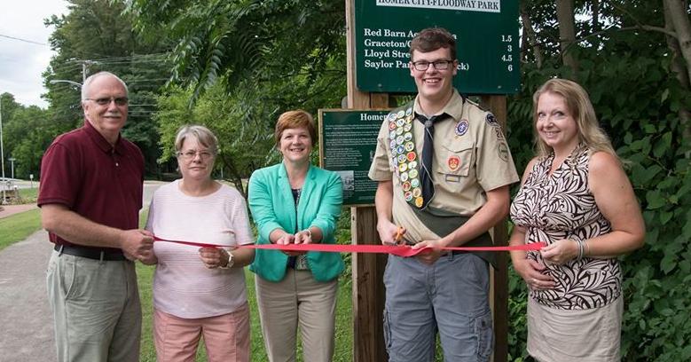 Interpretive signs unveiled on Hoodlebug Trail | News | indianagazette.com