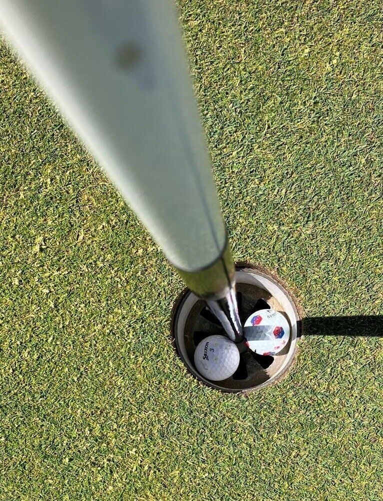 Golfers land backâ toâ back holesâ inâ one in 156 millionâ toâ one feat ...
