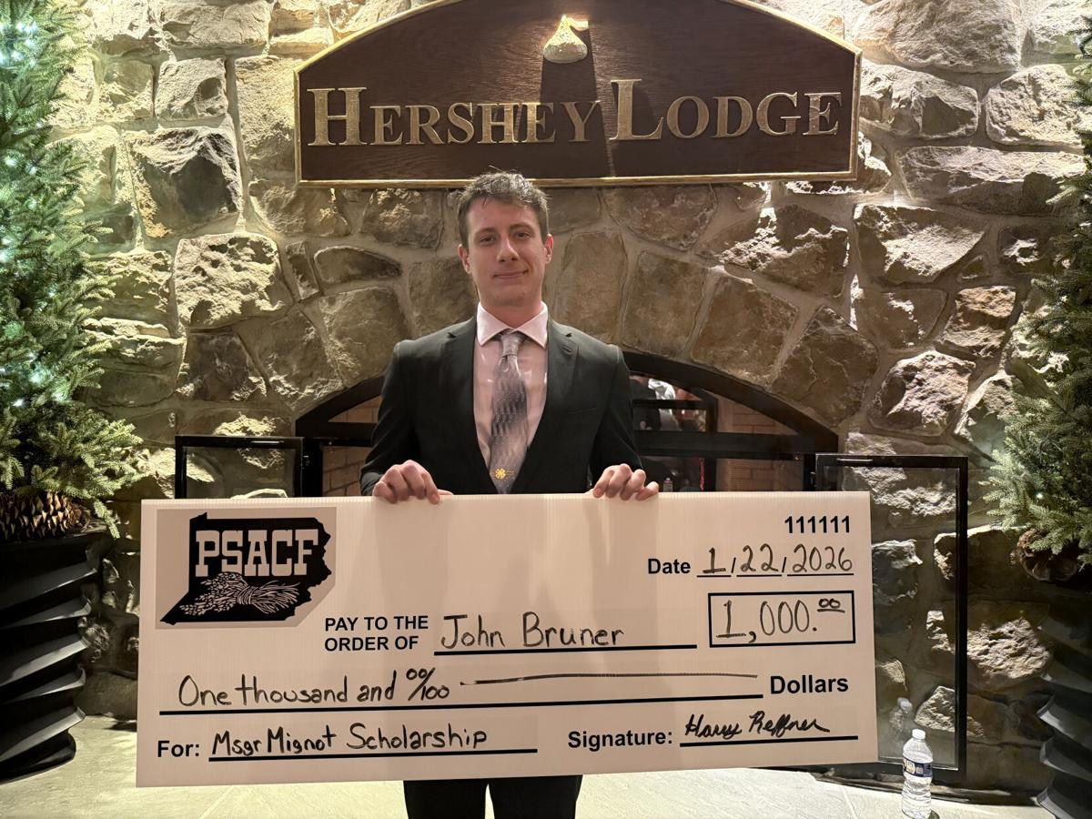 John Bruner awarded Monsignor John W. Mignot Memorial Scholarship ...