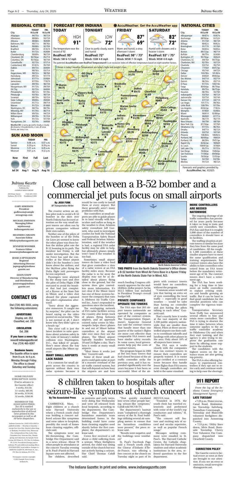 Page A1 | Indiana Gazette | indianagazette.com