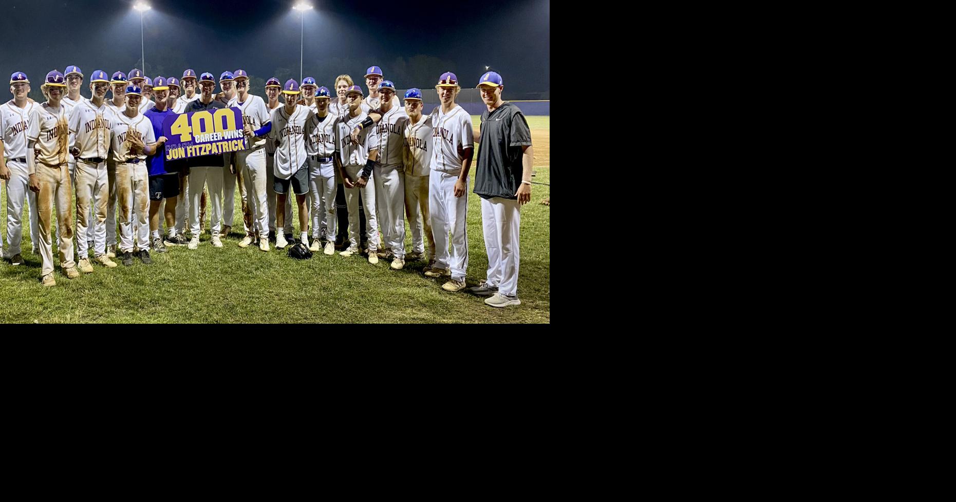 Indianola's Fitzpatrick earns 400th win as baseball team sweeps ...