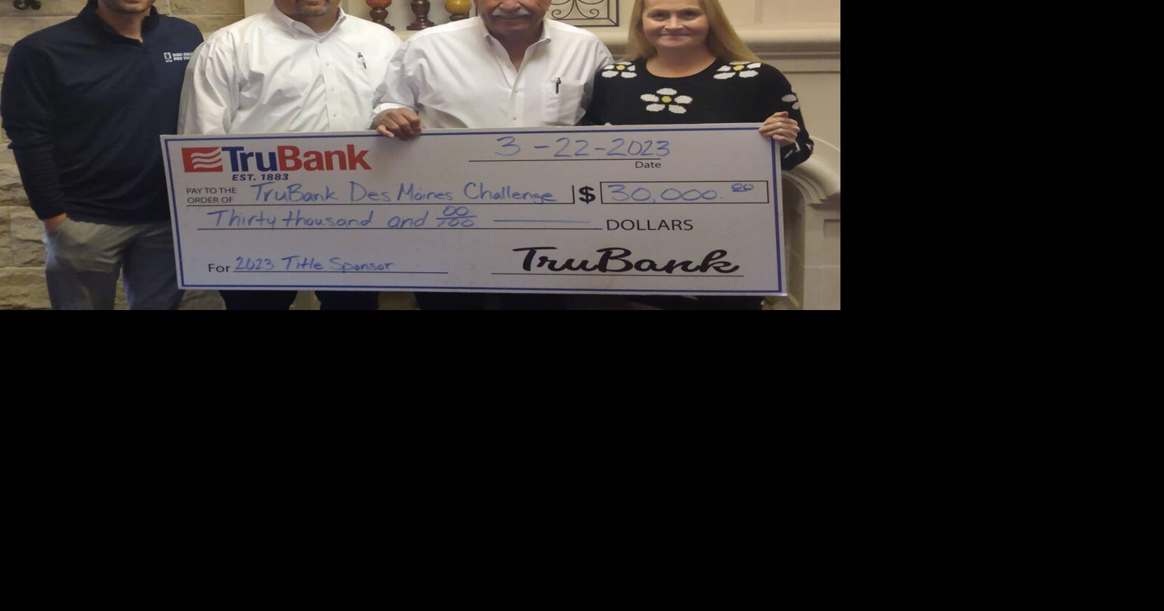TruBank renews its Premier Sponsorship of Des Moines Challenge Disc ...