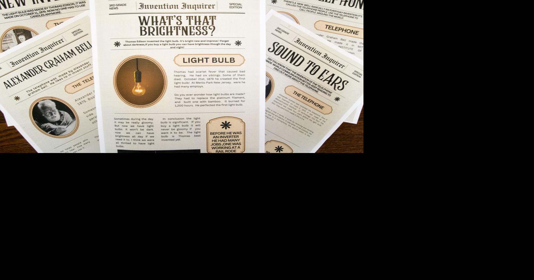 Emerson students explore inventors, newspapers | News | indianola-ia.com