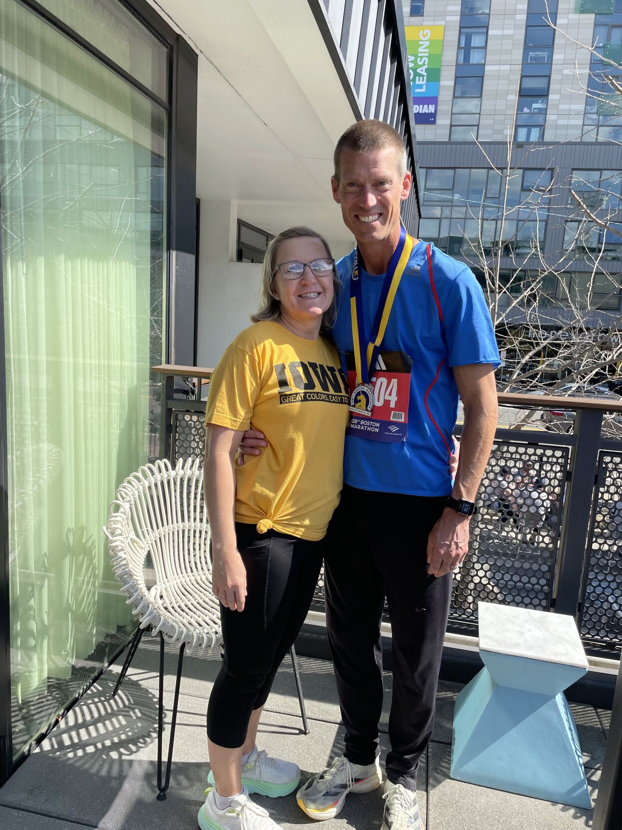 Garrels, a local teacher and coach, goes the distance at the Boston ...