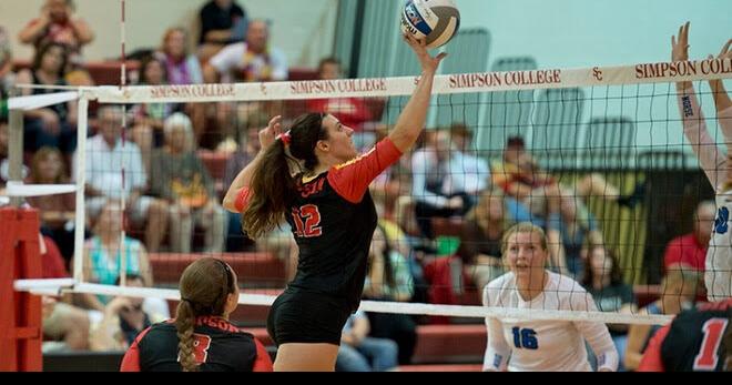 Simpson volleyball hosts Central in home opener | | indianola-ia.com