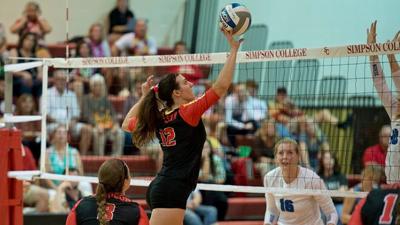 Simpson volleyball hosts Central in home opener | | indianola-ia.com