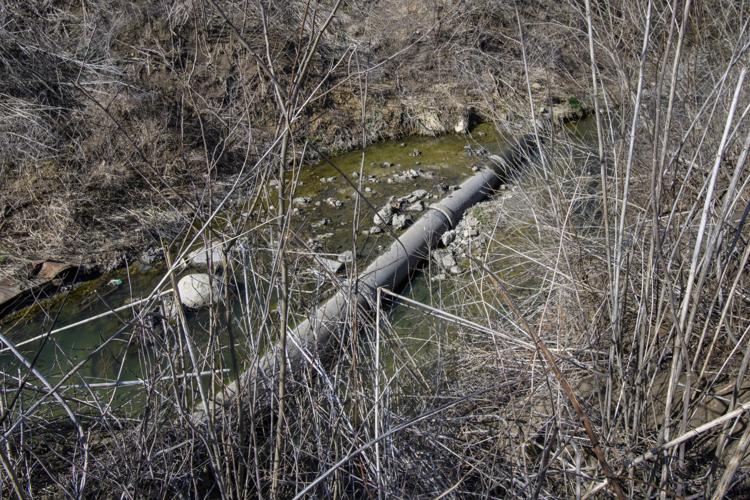 Ditch: Runoff and sewer pipes | | indianola-ia.com