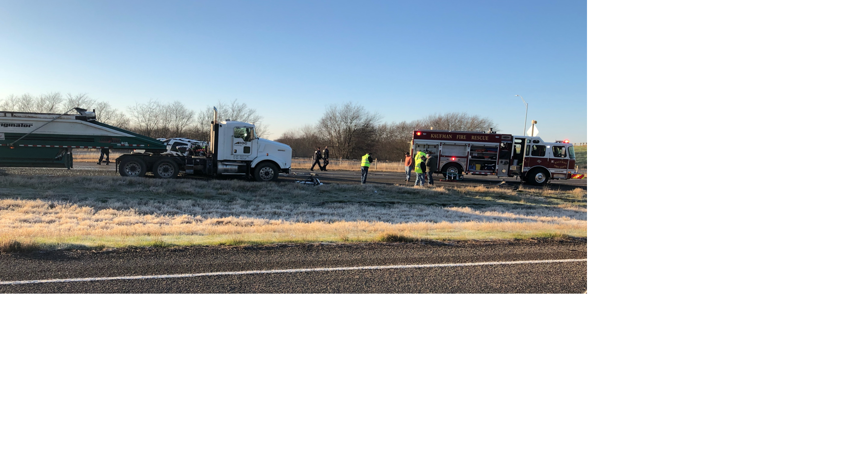 Westbound U.S. Highway 175 shutdown due to major crash with extrication ...